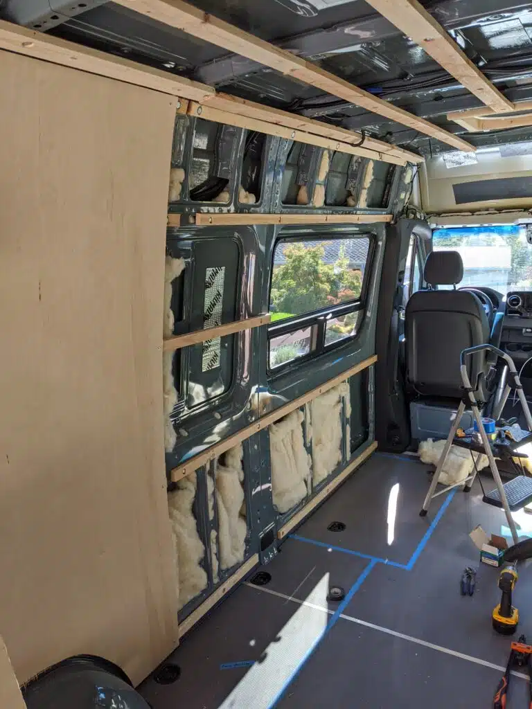 Van Build Series: Designing the Walls and a Ceiling